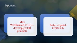 Gestalt school of thought in psychology key points | PDF