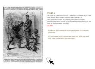 Reconstruction in Political Cartoons by EmmaLee Kuhlmann | PDF