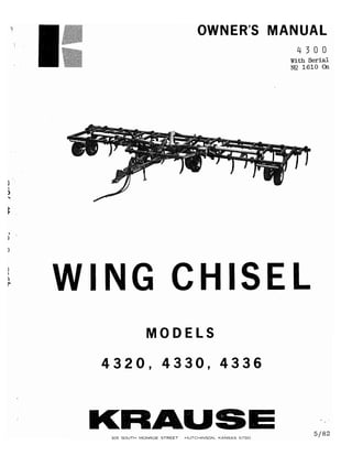 Kuhn 4300 a chisel plow | PDF | Healthy Living