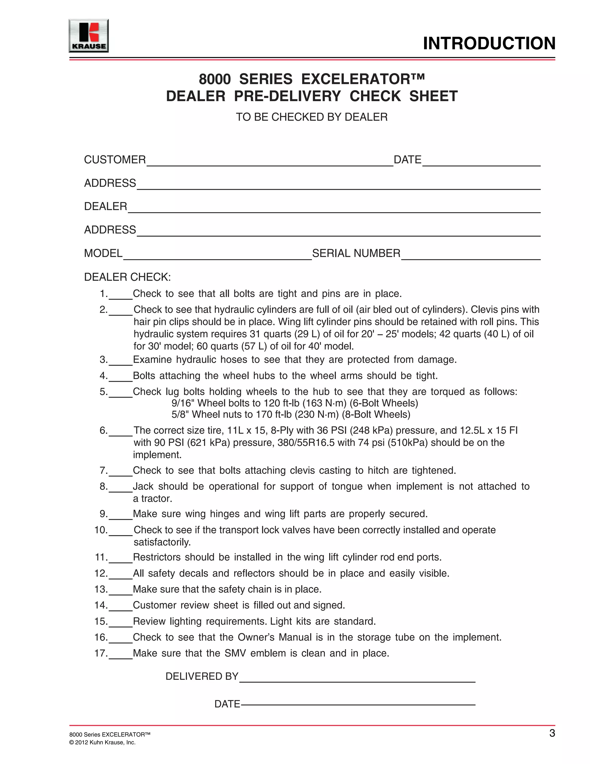 Kuhn 8000 excelerator | PDF