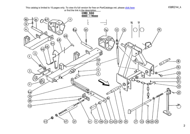 Kuhn GMD 500 multidisc mower cut