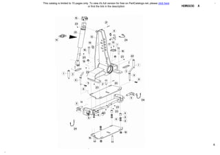 Kuhn Multi-Master 121 NSH Mounted Reversible Plough Spare Parts List | PDF