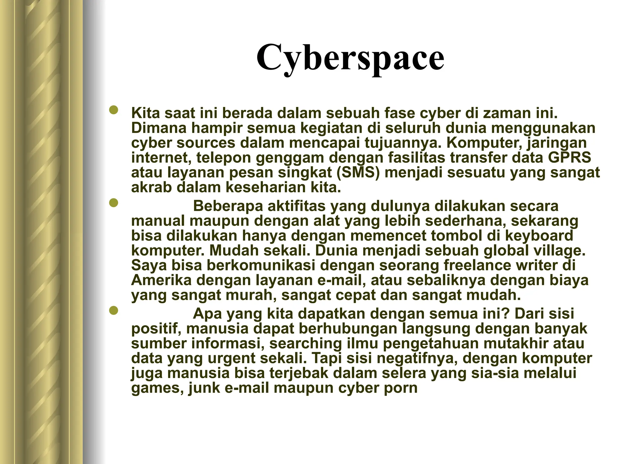 KUHP Undang-undang komputer dan cybercrime komputer | PPT
