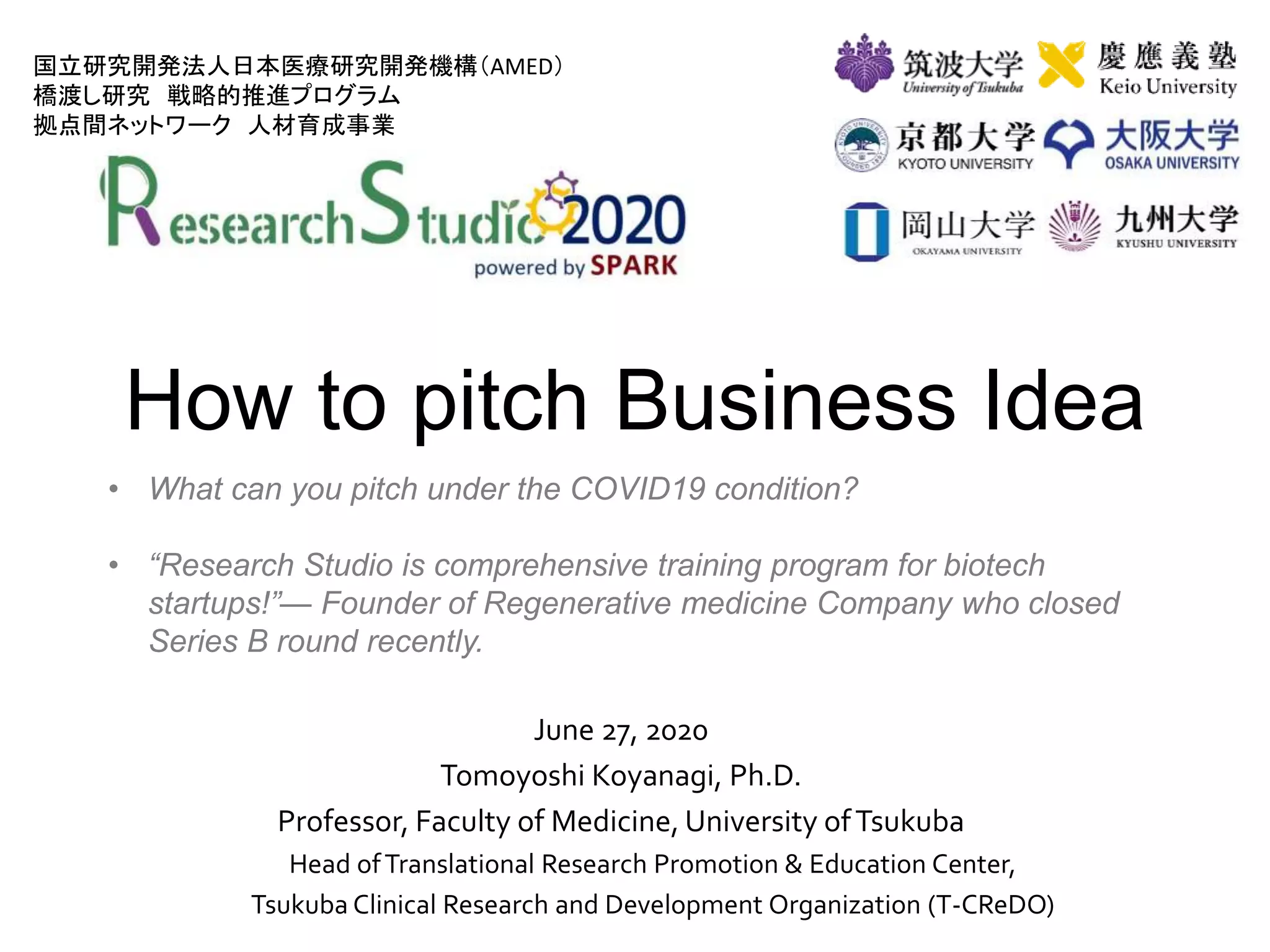 Japan Hackathon Pitch Training Deck | PPTX