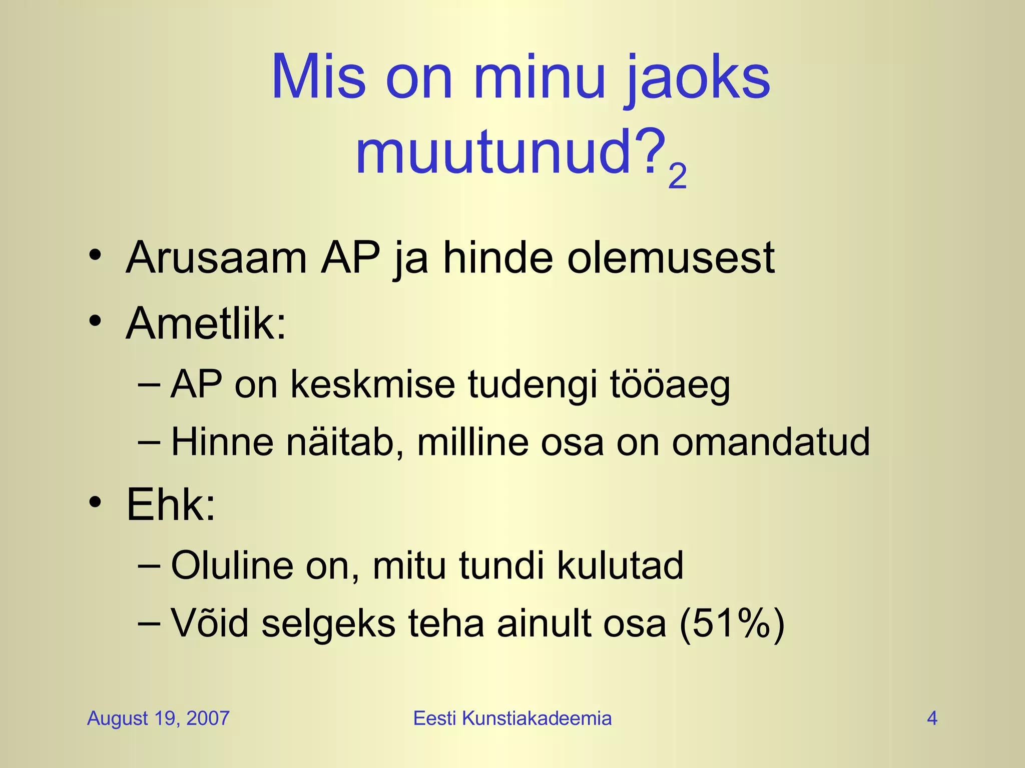 Vello Kukk: kuidas e-õpe on minu maailmapilti muutnud | PPT