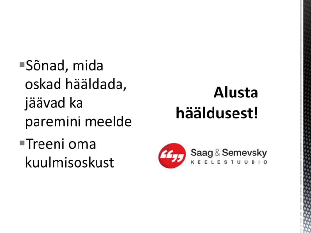 Kuidas õppida keeli efektiivselt | PPTX