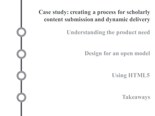 Kuilman Elsevier Case Study Using HTML5 | PPT