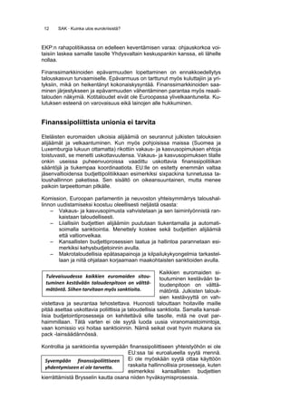 Kuinka ulos eurokriisistä? | PDF