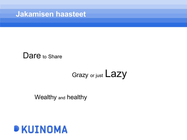 Kuinoma, Markku Jussila | PPT