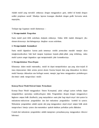 Model System Umum Perusahaan | DOCX