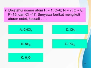 Kuis ikatan kimia | PPT
