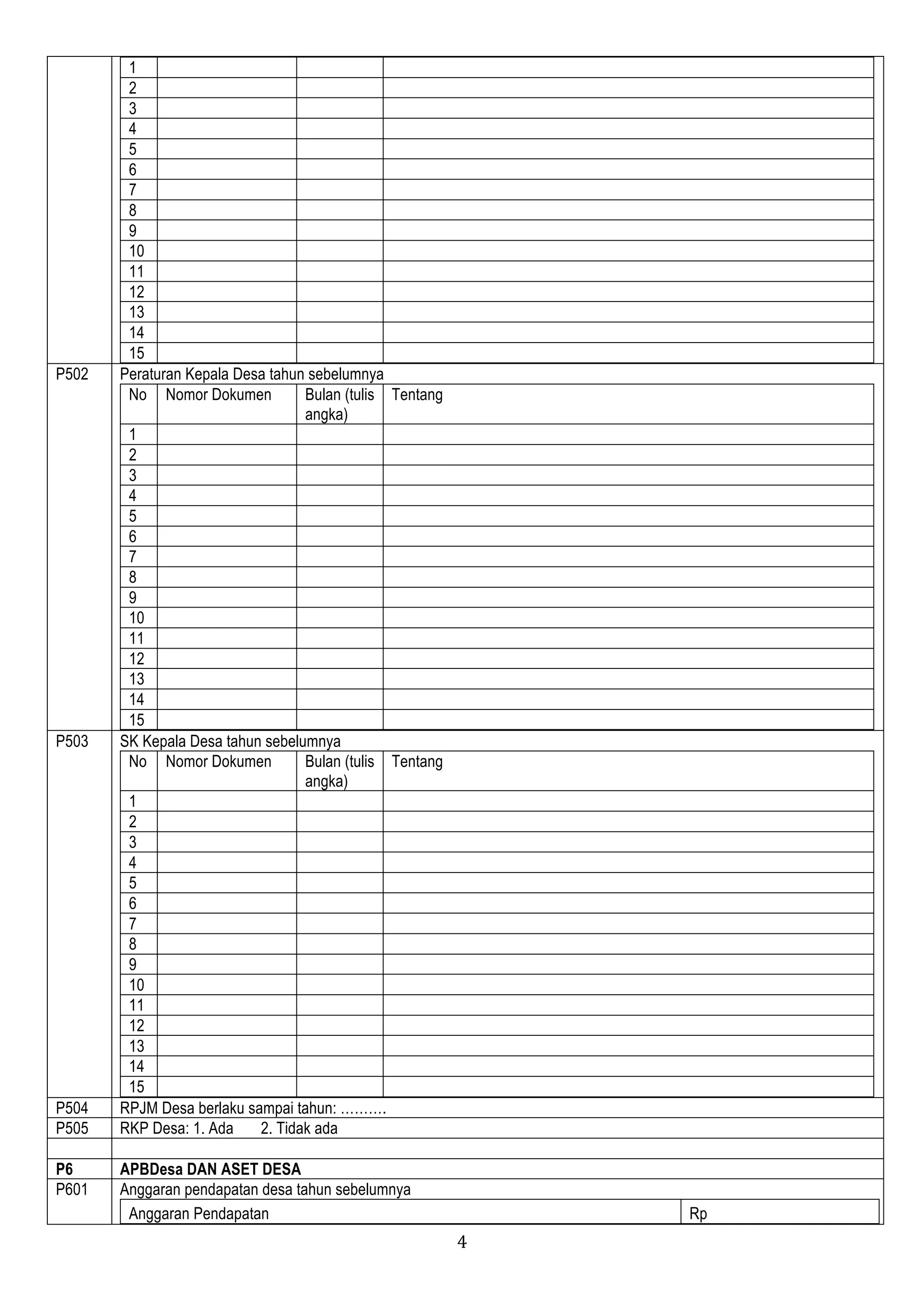 Kuisioner SDGs lengkap | PDF