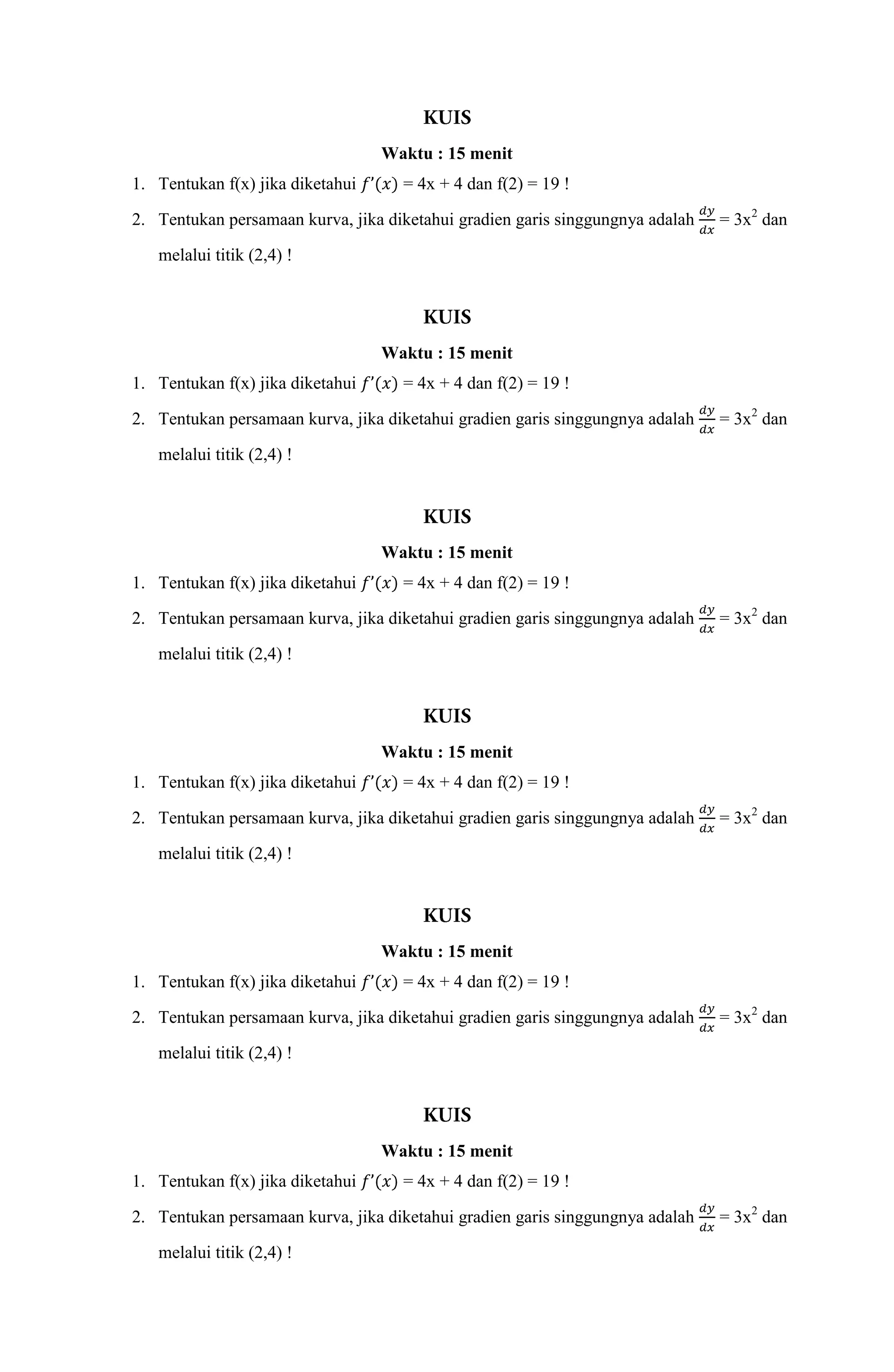 Kuis konstanta | DOCX