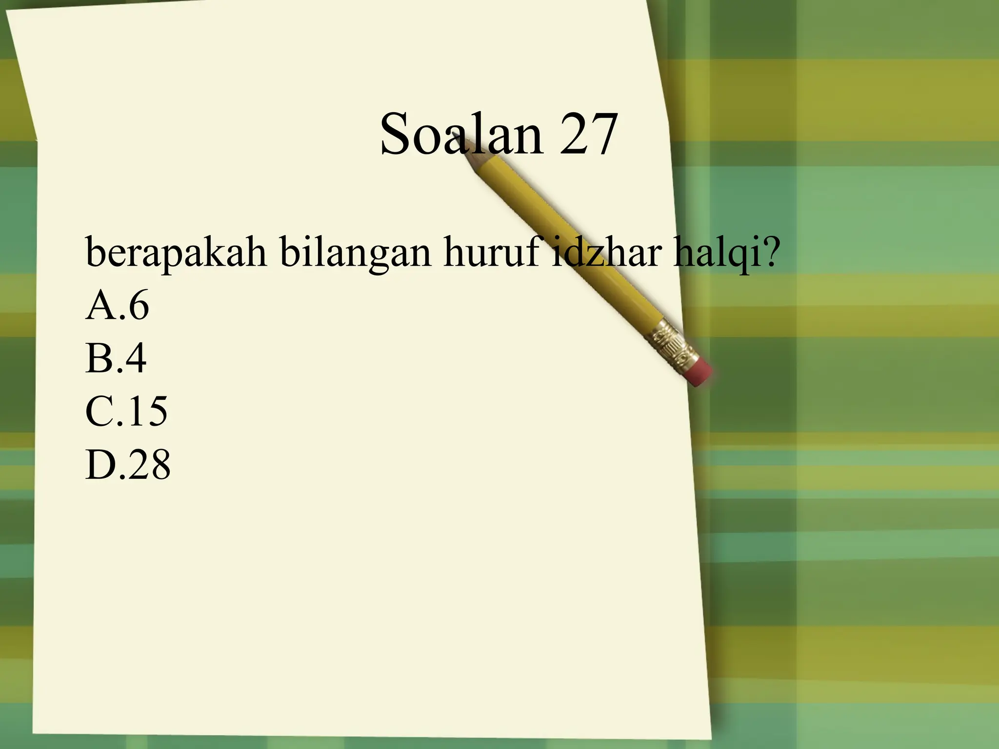 Kuiz Agama Ihya Ramadhan SMKBT 1445/2024 | PPT