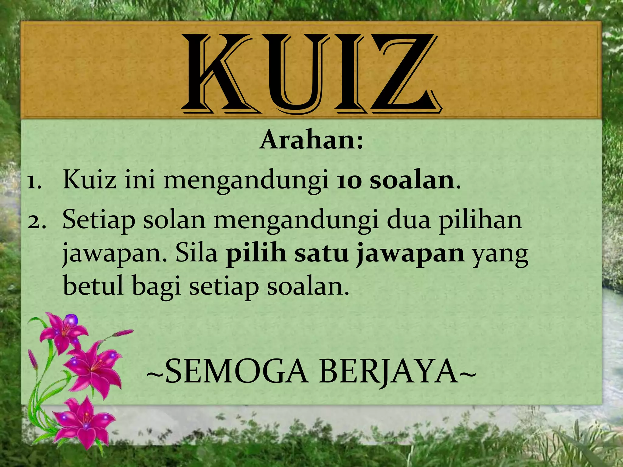 Kuiz bersuci upsi | PPTX
