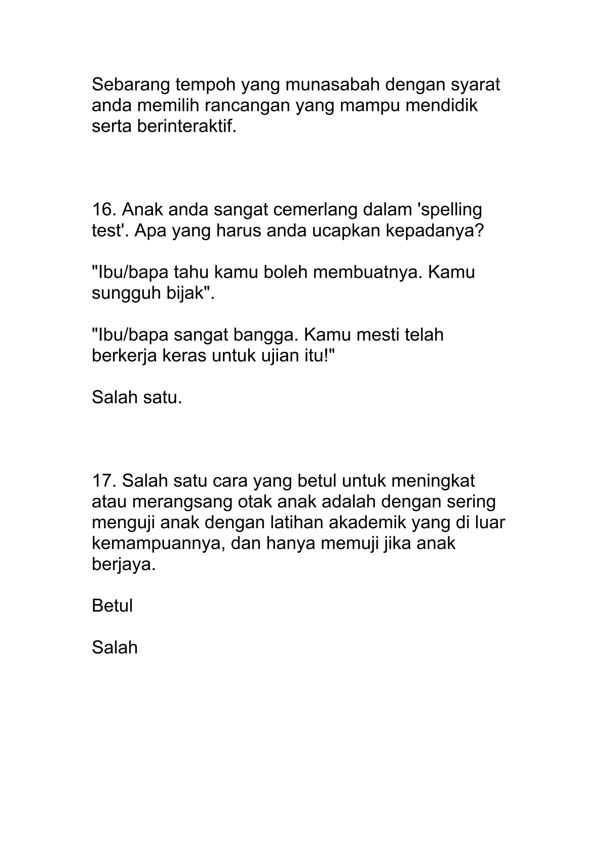 Kuiz KIBC Siri 1 | PDF