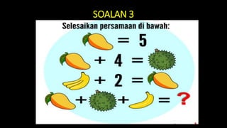 KUIZ MATH Karnival STEM peringkat sekolah | PPTX