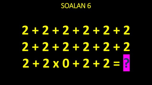 KUIZ MATH Karnival STEM peringkat sekolah | PPTX