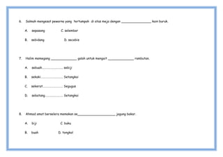 Kuiz penjodoh bilangan | DOCX