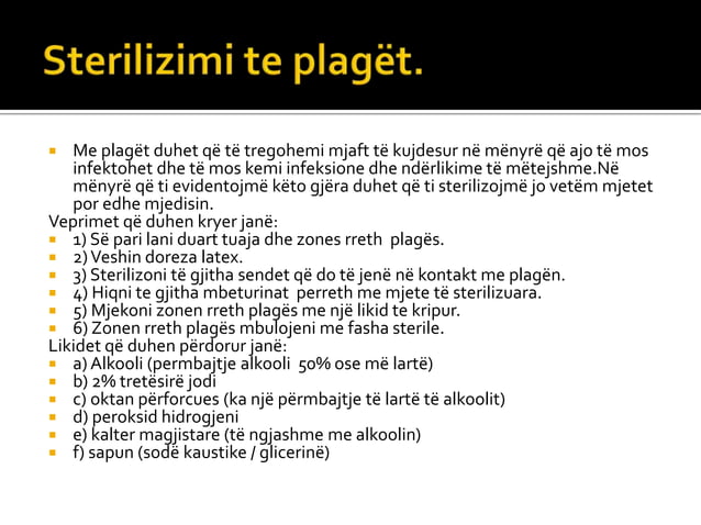 Kujdesi infermieror per plaget. | PPSX