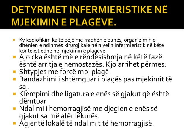 Kujdesi infermieror per plaget. | PPSX