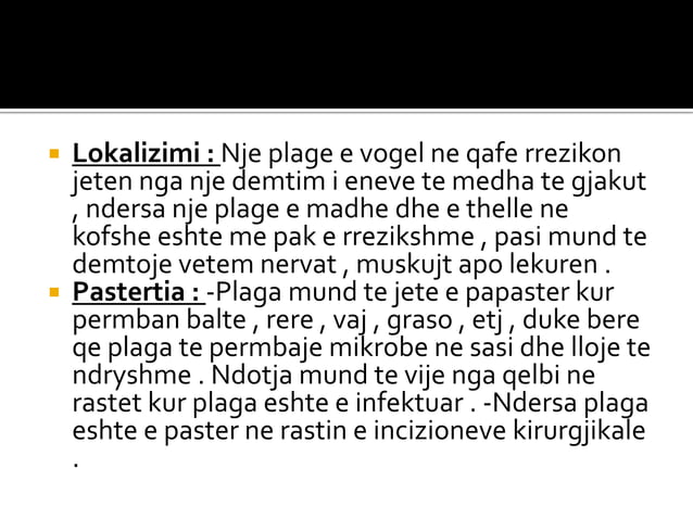 Kujdesi infermieror per plaget. | PPSX