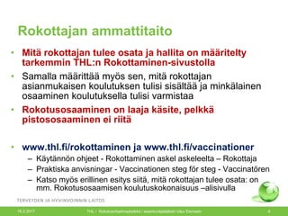 Kuka saa rokottaa | PPTX