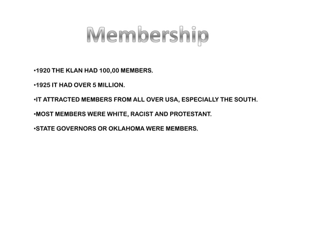 Ku klux klan | PPTX