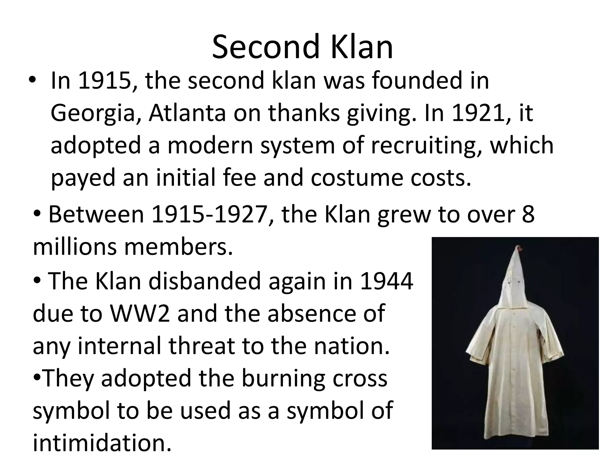 Ku klux klan | PPTX