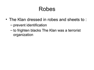 Ku Klux Klan | PPT