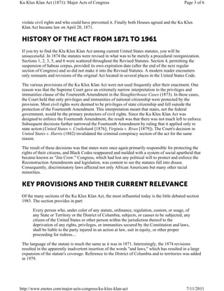 KU KLUX KLAN ACT | PDF