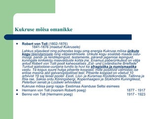 Kukruse MõIsa Ajalugu 2 Ppt | PPT