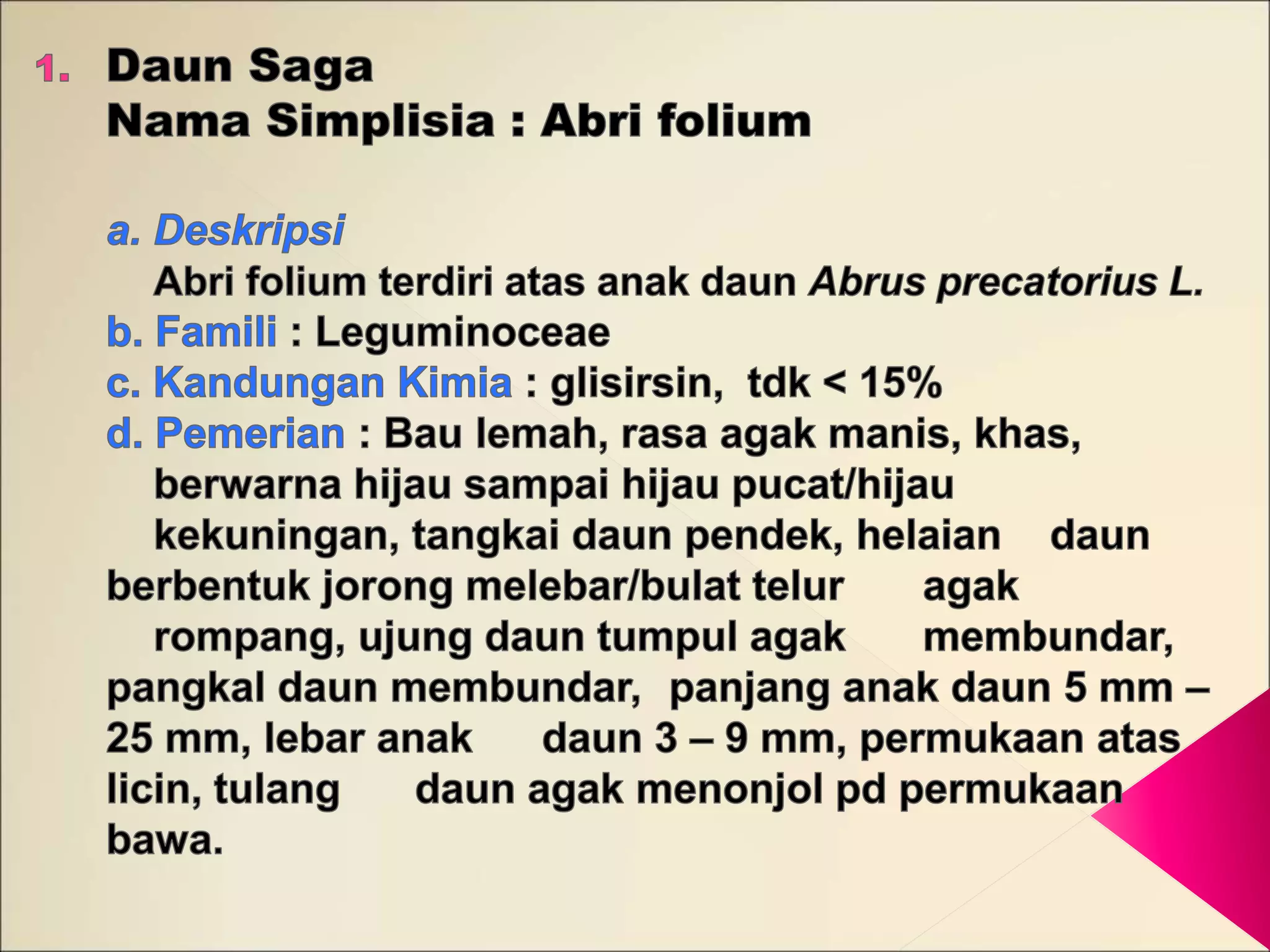 Kul. iv. simplisia tumbuhan | PPT