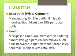 Kul1. basis salep | PPTX