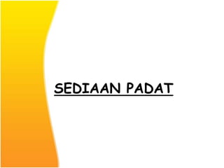 PENGANTAR SEDIAAN FARMASI | PPT