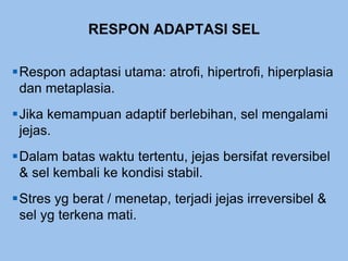 Kuliah 2 Jejas Sel | PPT
