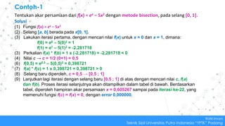 Metode Numerik Contoh Kasus Teknik Sipil | PPTX