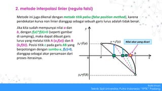 Metode Numerik Contoh Kasus Teknik Sipil | PPTX