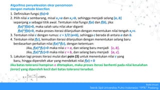 Metode Numerik Contoh Kasus Teknik Sipil | PPTX