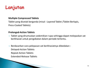 TABLET DAN METODE PEMBUATAN TABLET | PPTX