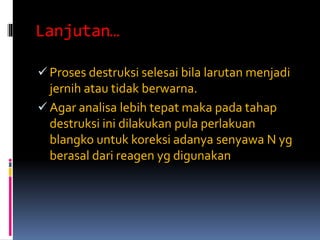 PROTEIN DAN PENGUJIANNYA | PPT