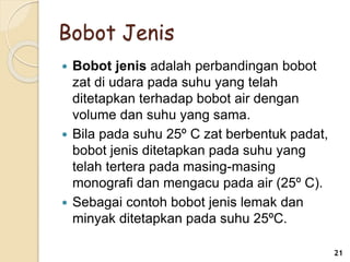 INSTRUMENTASI SUHU & BOBOT JENIS | PPT