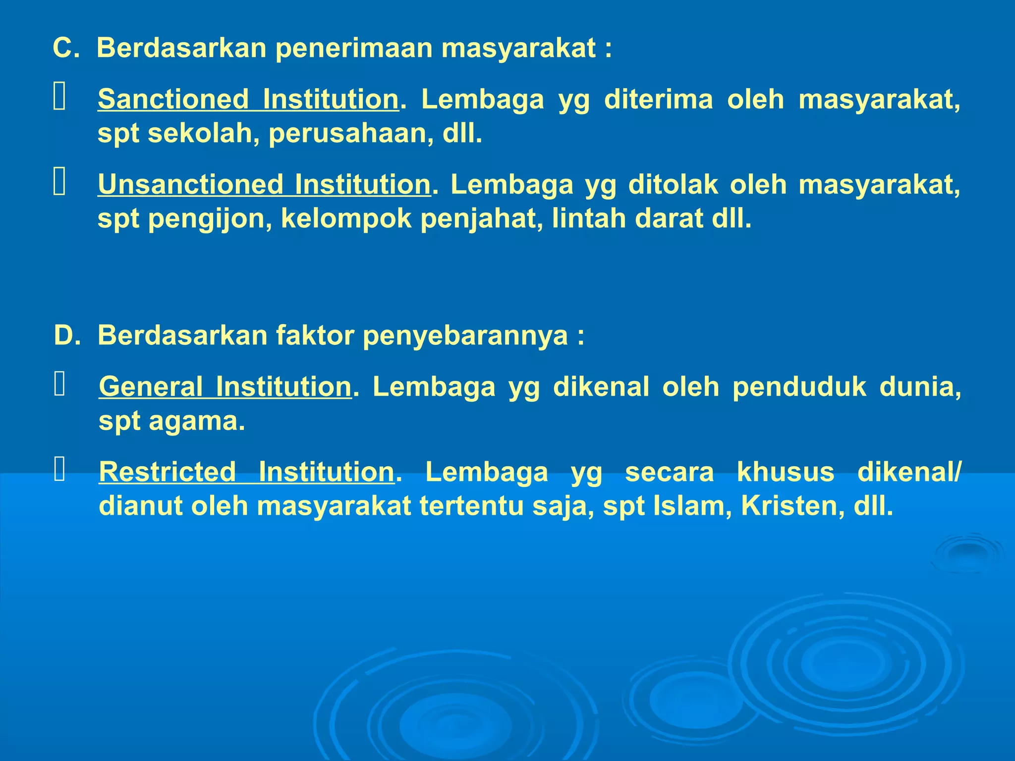 Kul 5. sosper. lembaga, kelompok & organisasi sosial pertanian | PPT