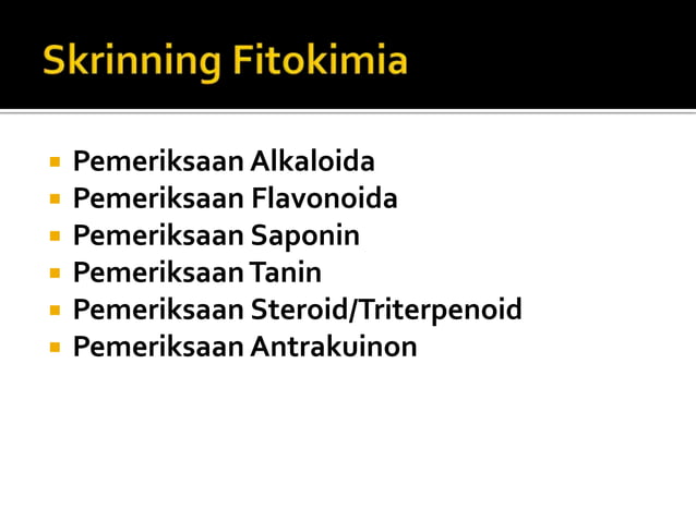 SIMPLISIA DAN PENGUJIAN MUTU | PPT