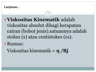 RHEOLOGI & VISKOSITAS | PPT