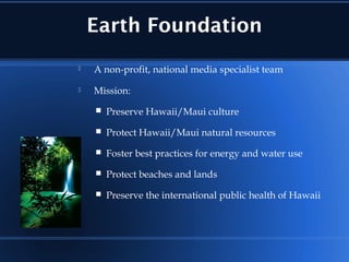 Kula hawaii-earth-foundation-corey-ryder | PPT