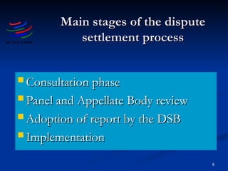 dispute settlement of WTO Secretatirat.ppt
