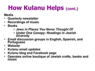 Kulanu Presentation | PPT
