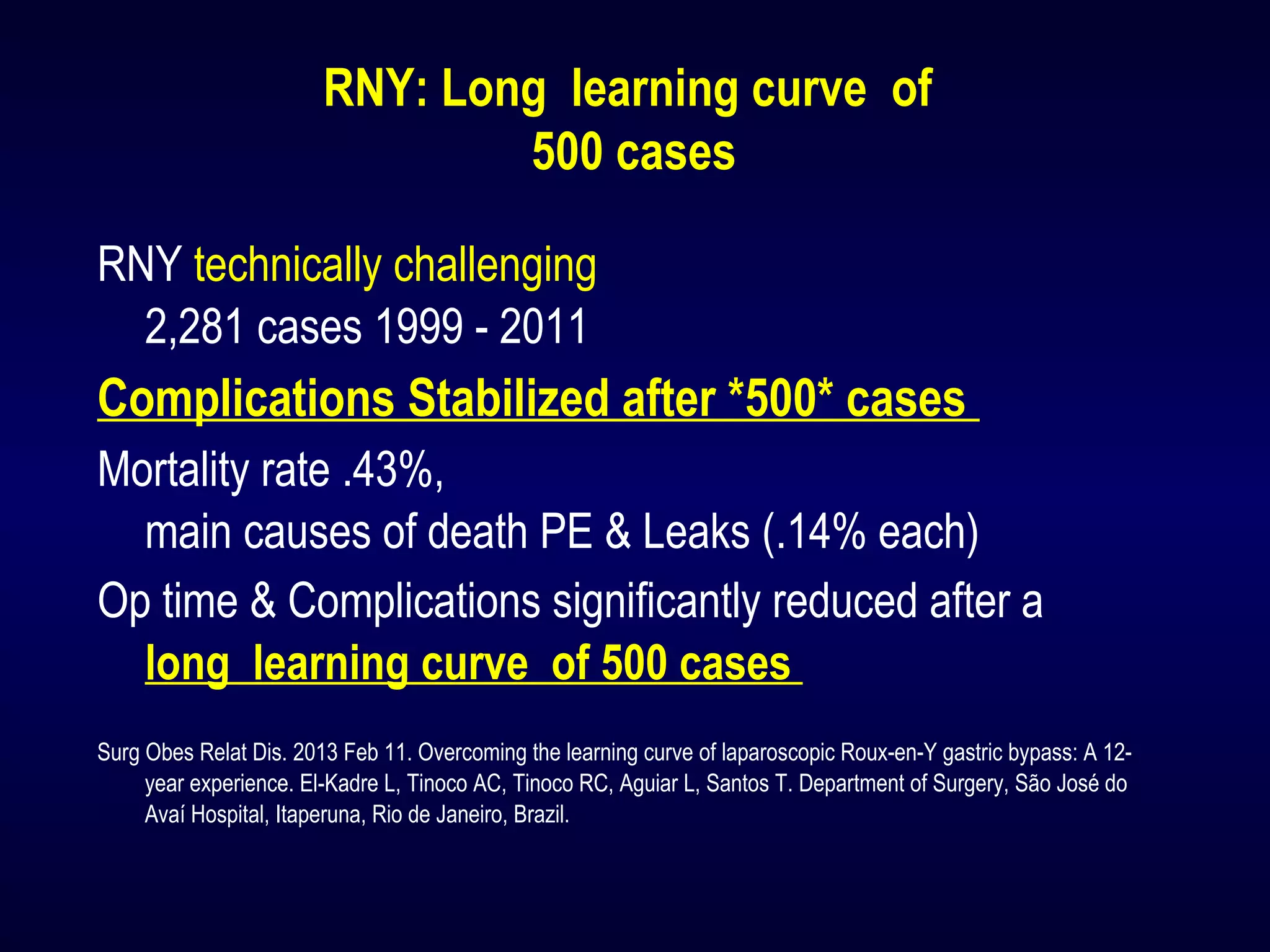 The Mini-Gastric Bypass: Best Rx Diabetes | PPT