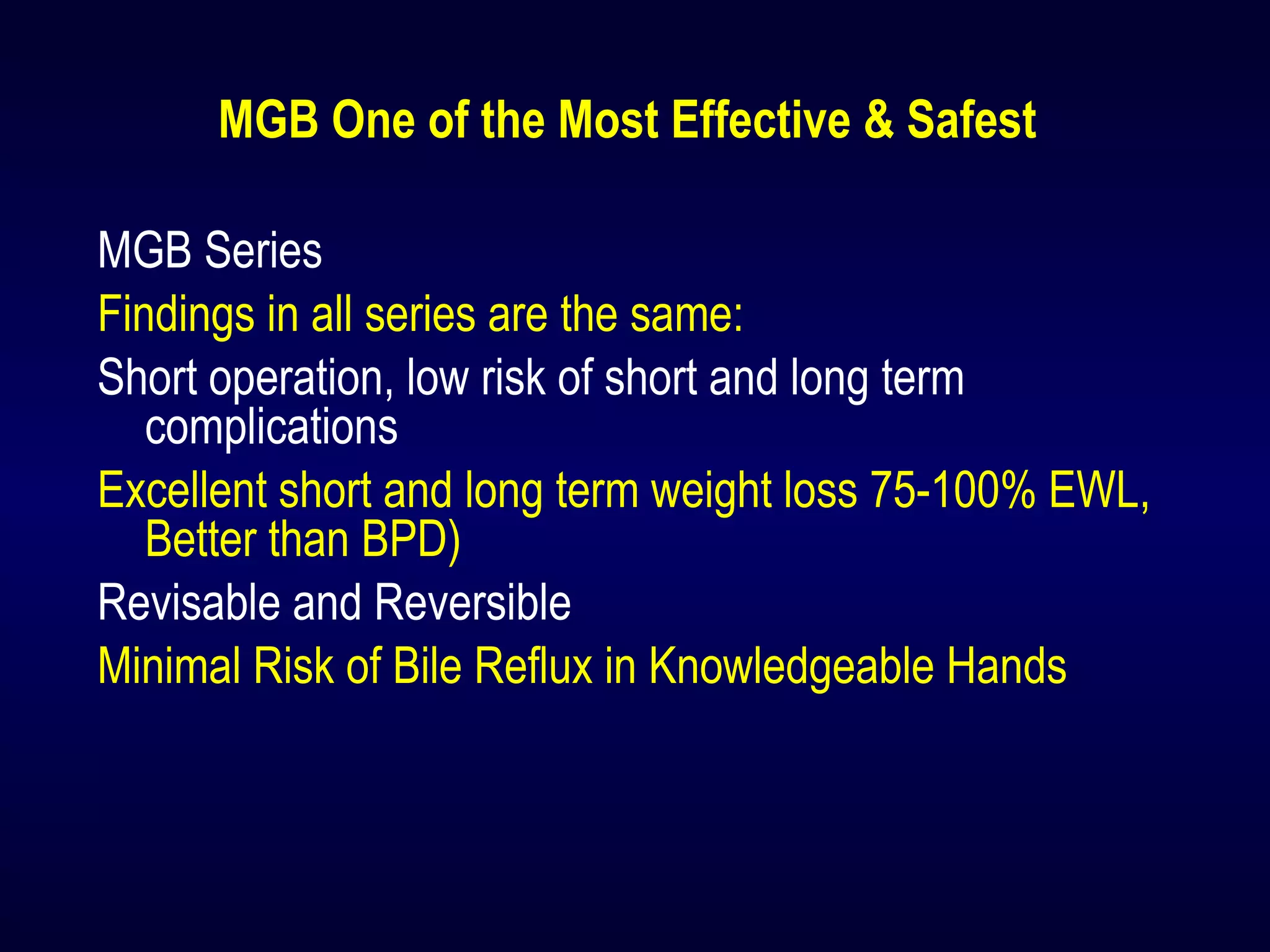 The Mini-Gastric Bypass: Best Rx Diabetes | PPT